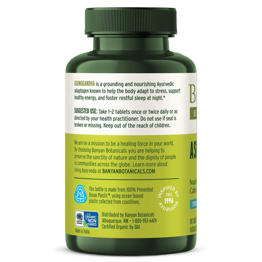 Organic ashwagandha for balanced mood
