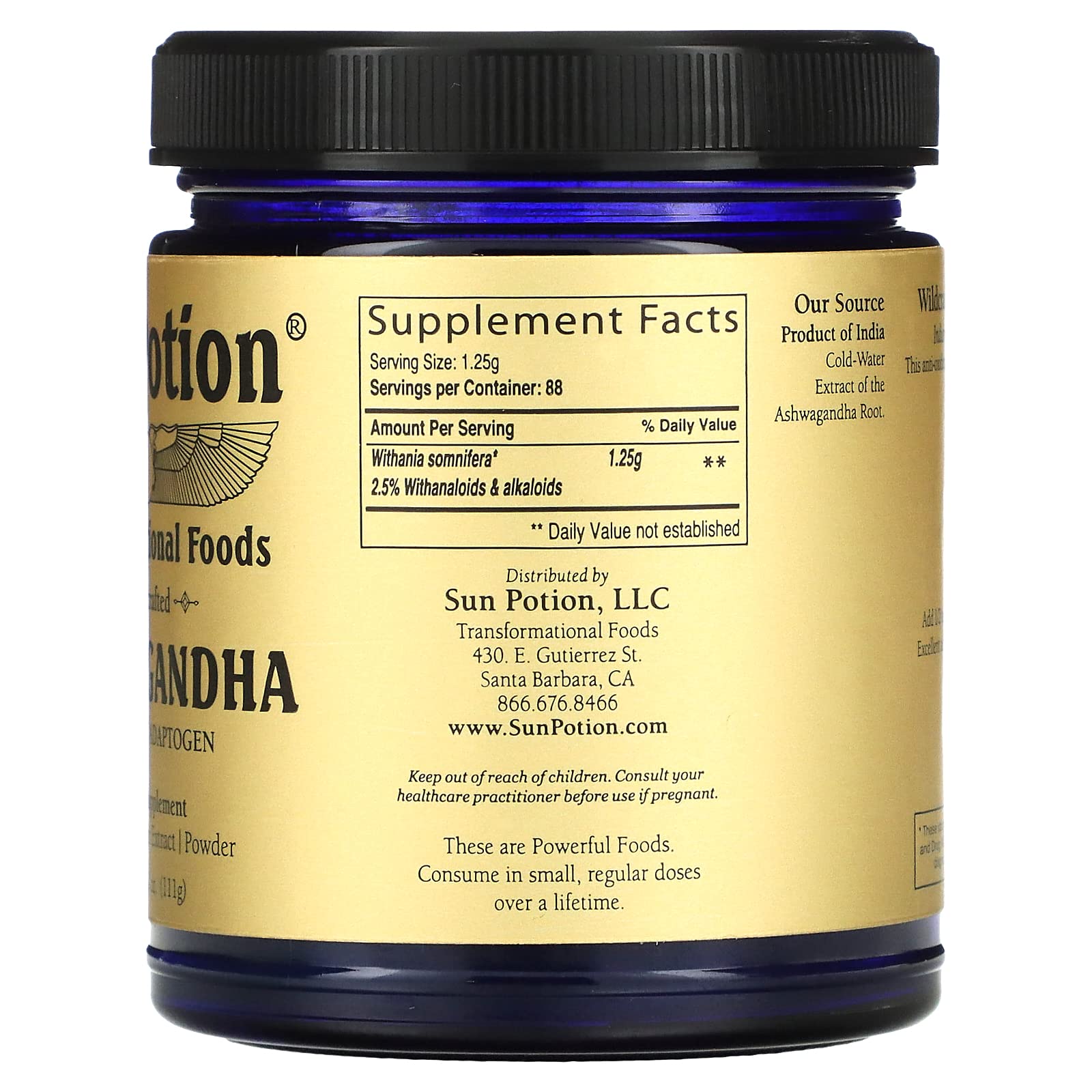 organic ashwagandha for daily vitality