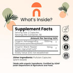 Organic ashwagandha for enhanced wellness