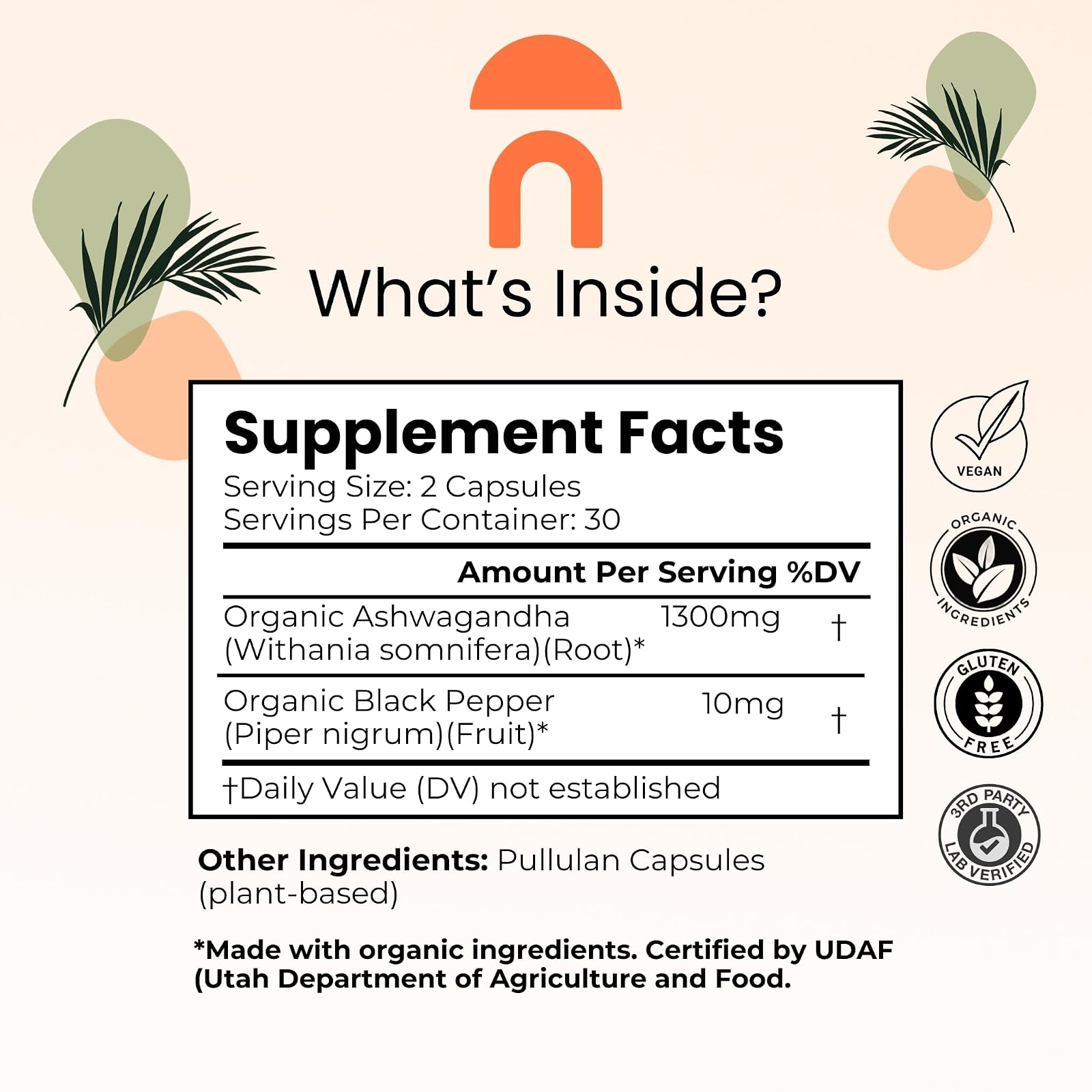 Organic ashwagandha for enhanced wellness