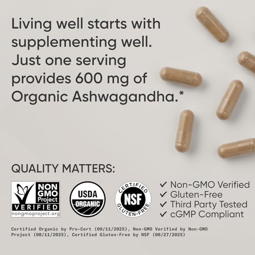 Organic Ashwagandha for enhanced wellness