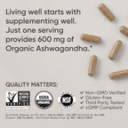 Organic Ashwagandha for enhanced wellness