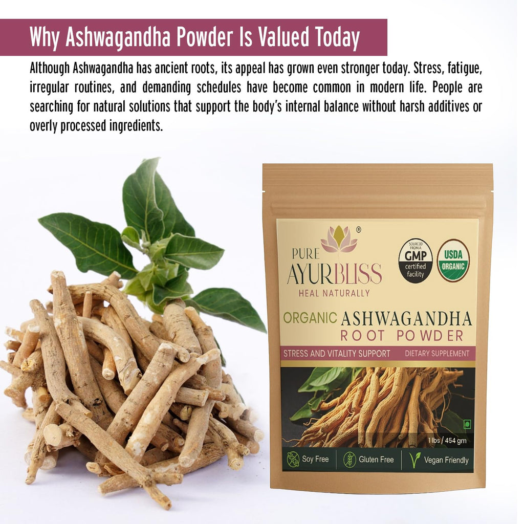 Organic Ashwagandha for immune support