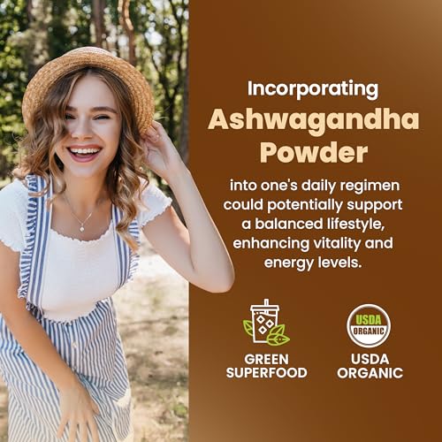 Organic ashwagandha for overall health