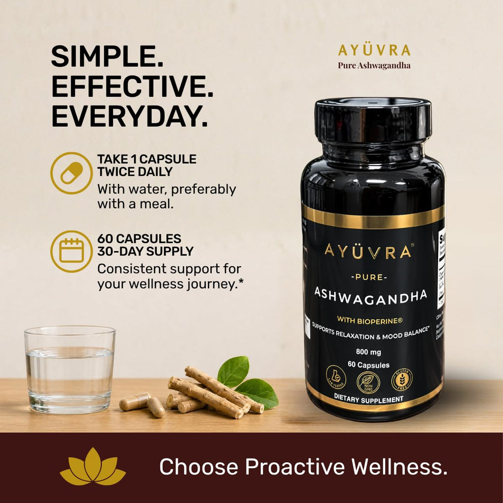 Organic Ashwagandha for overall vitality