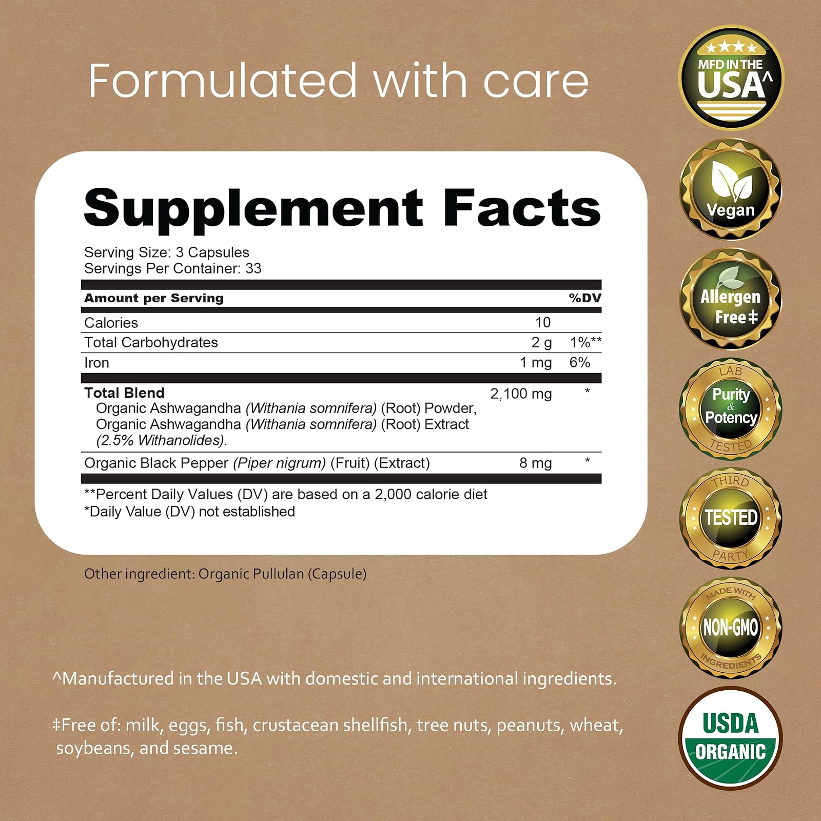 organic ashwagandha for stress relief