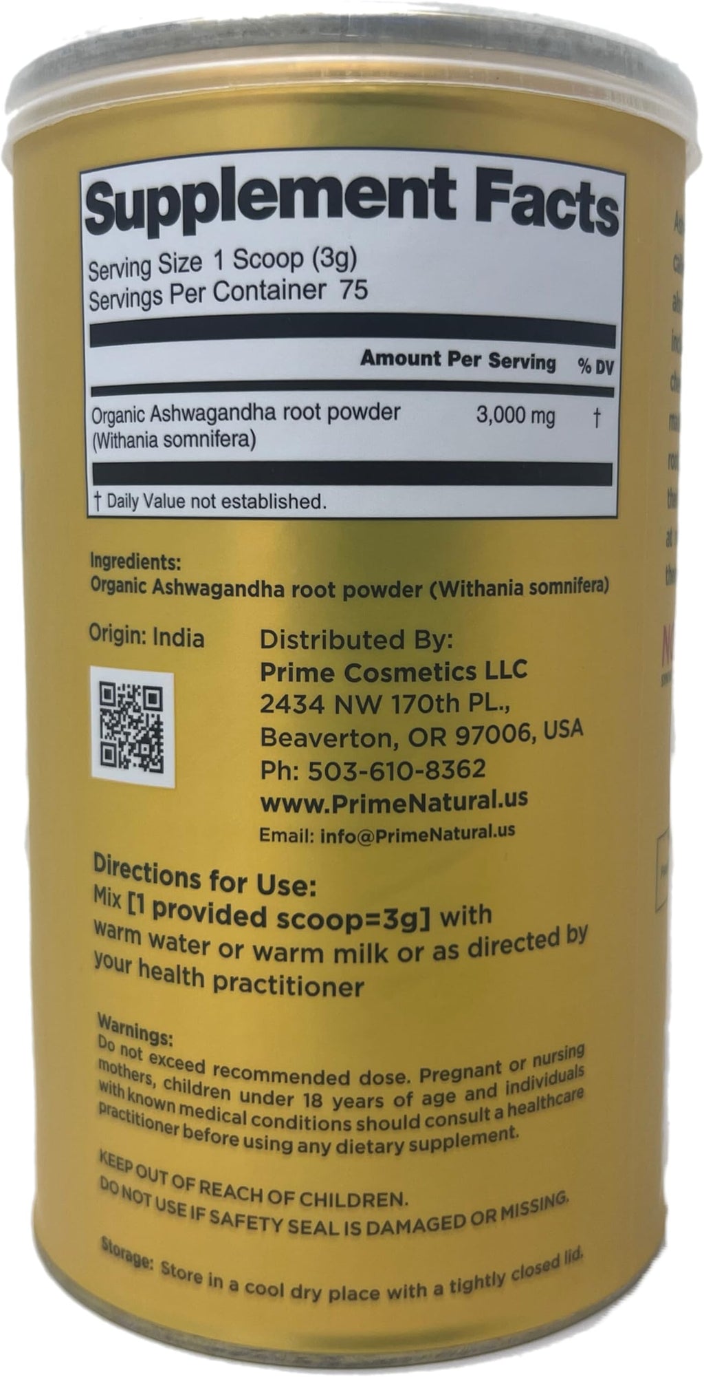 organic ashwagandha for stress relief