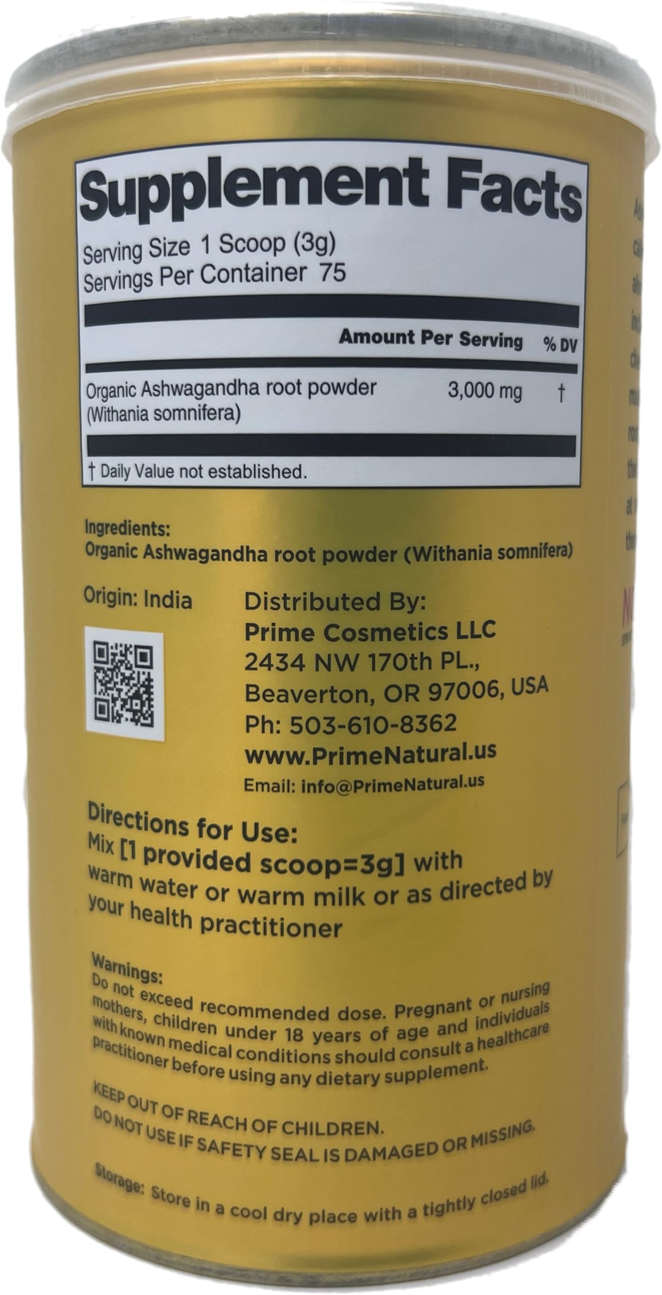organic ashwagandha for stress relief