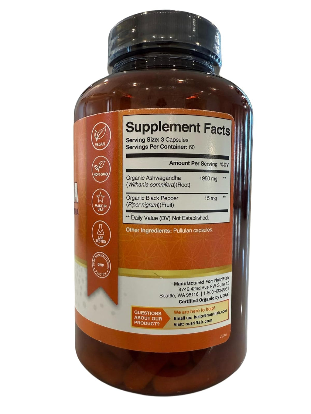 organic ashwagandha for stress relief