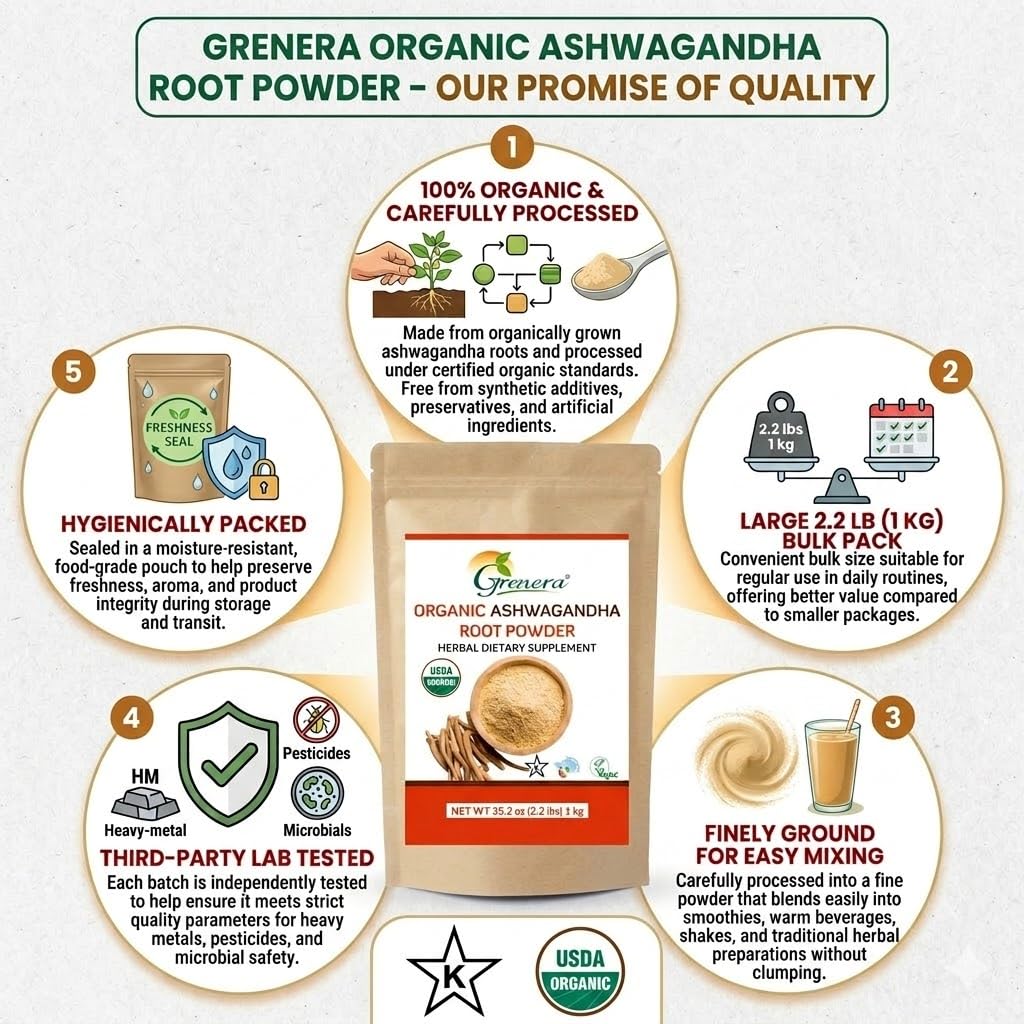 organic ashwagandha for vitality
