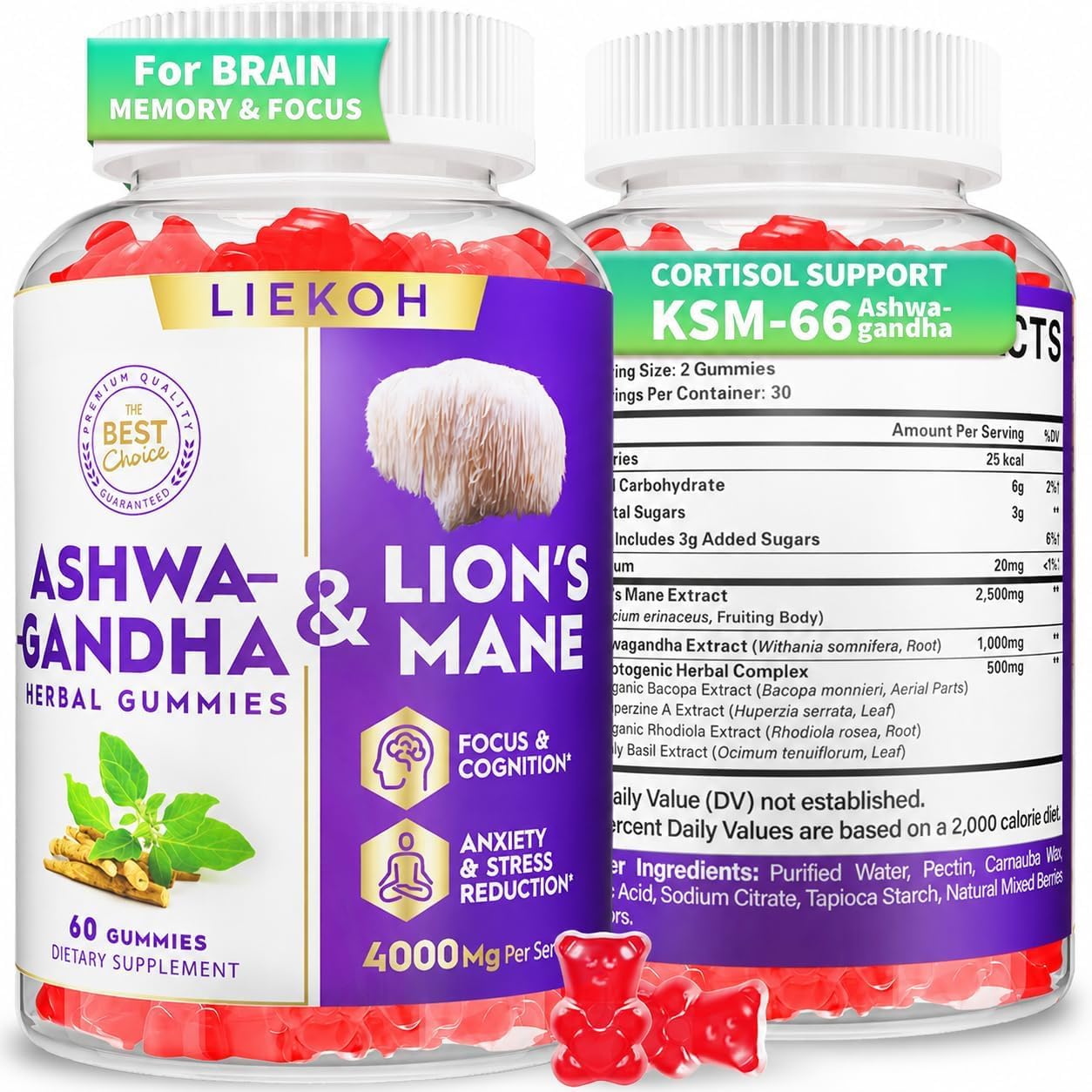organic ashwagandha gummies for stress relief