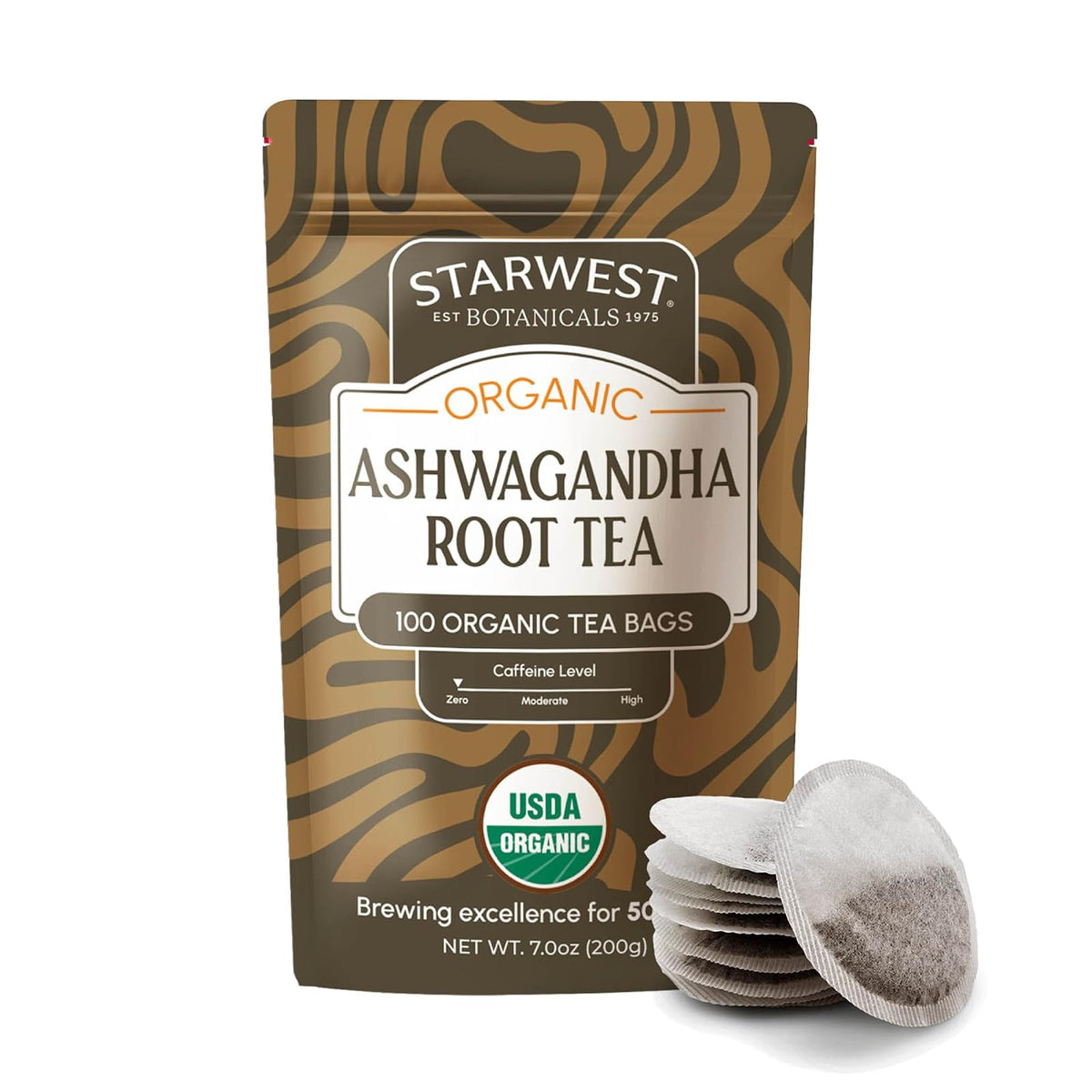 organic ashwagandha herbal tea bags