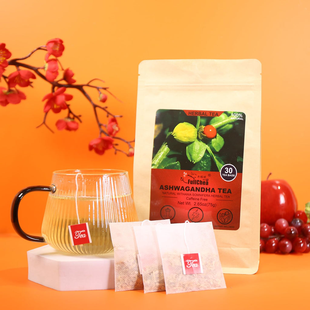 Organic ashwagandha herbal tea blend