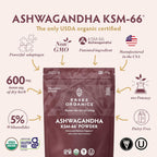 organic ashwagandha ksm-66 benefits
