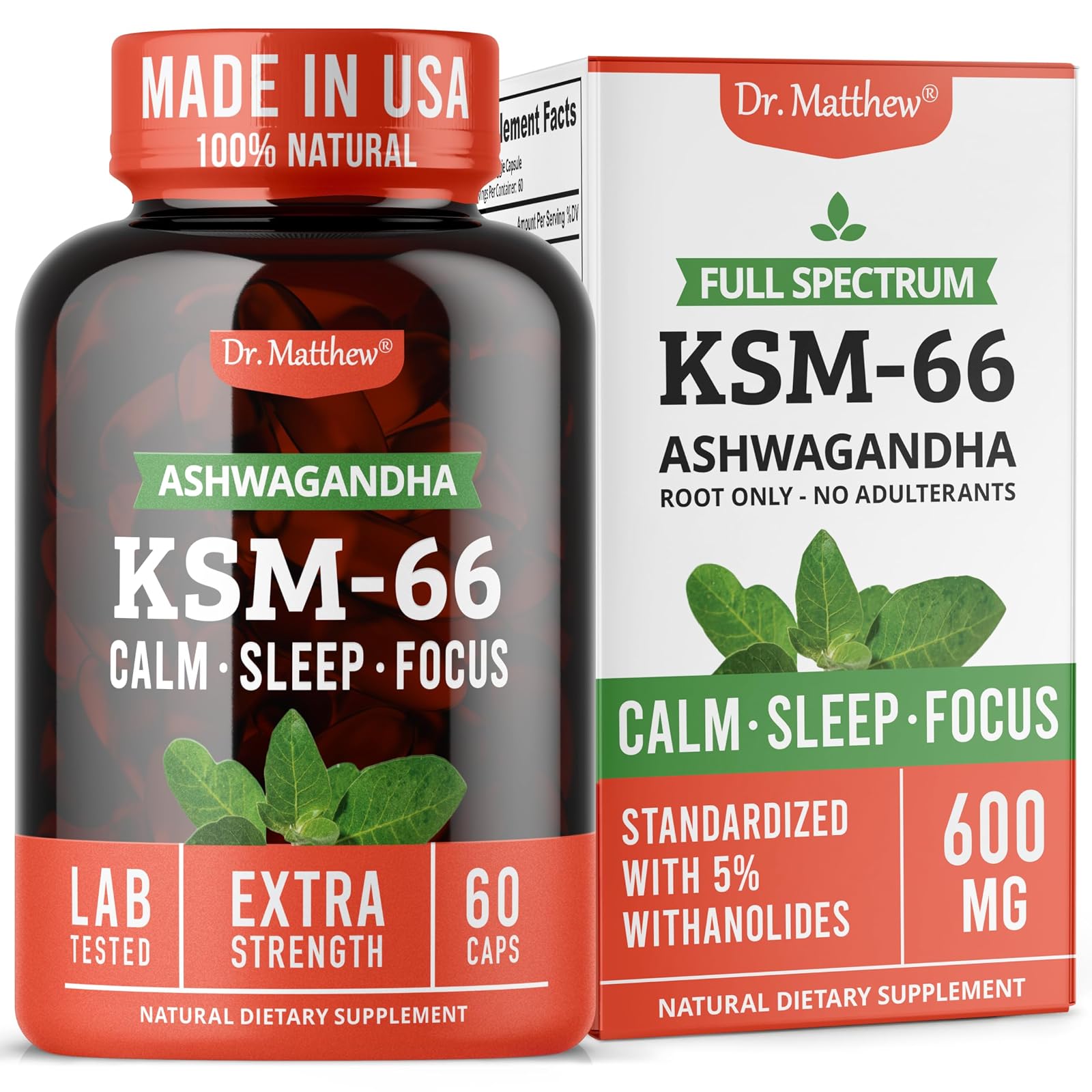 organic ashwagandha ksm-66 capsules