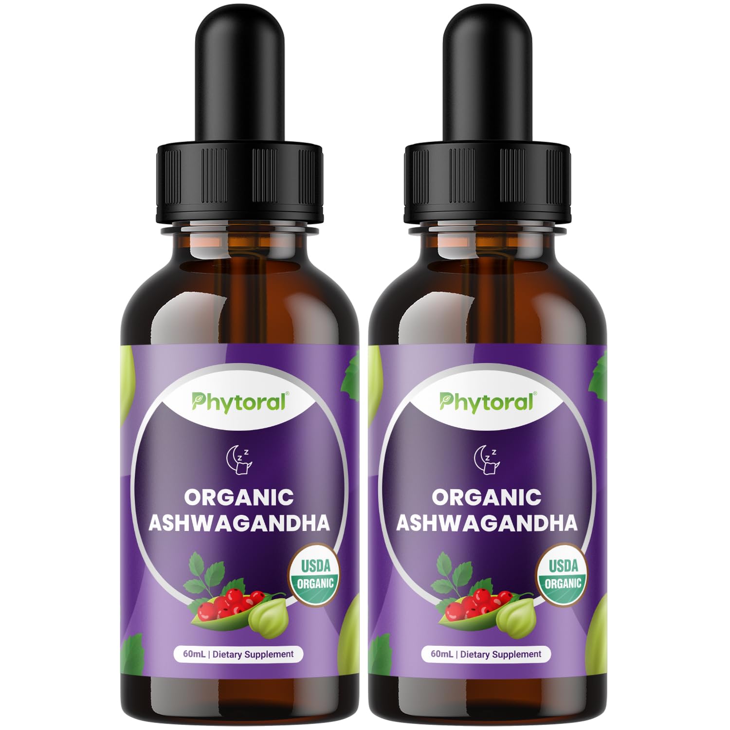 organic ashwagandha liquid drops for energy