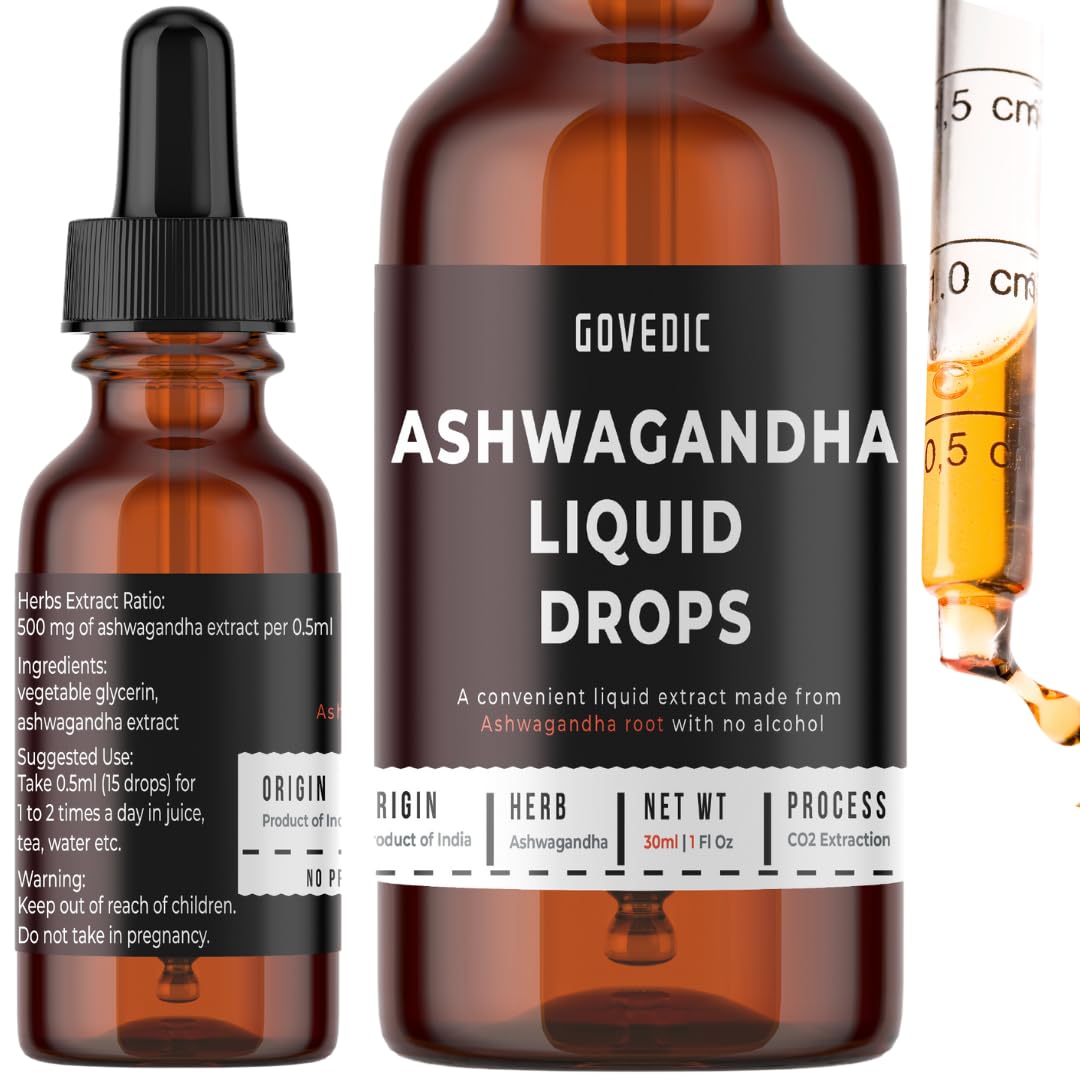 organic ashwagandha liquid drops