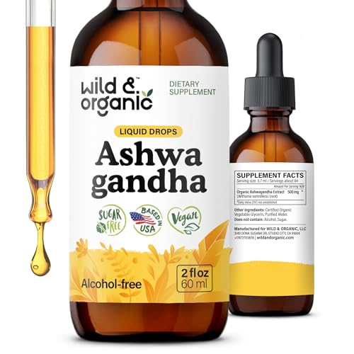 organic ashwagandha liquid drops