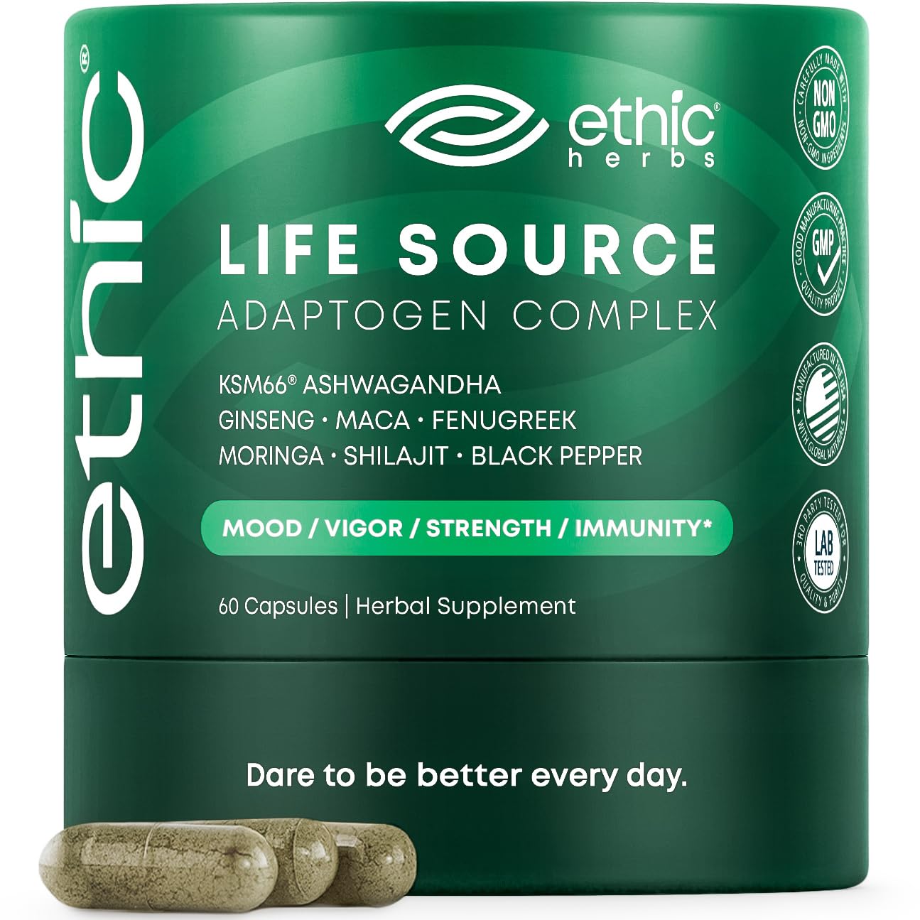 Organic ashwagandha mood booster
