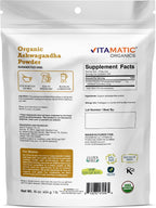 Organic ashwagandha powder for overall wellness