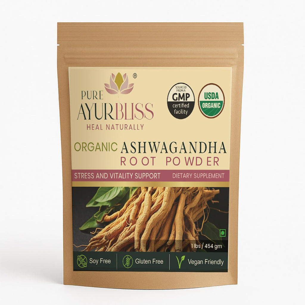 Organic Ashwagandha Powder for stress relief