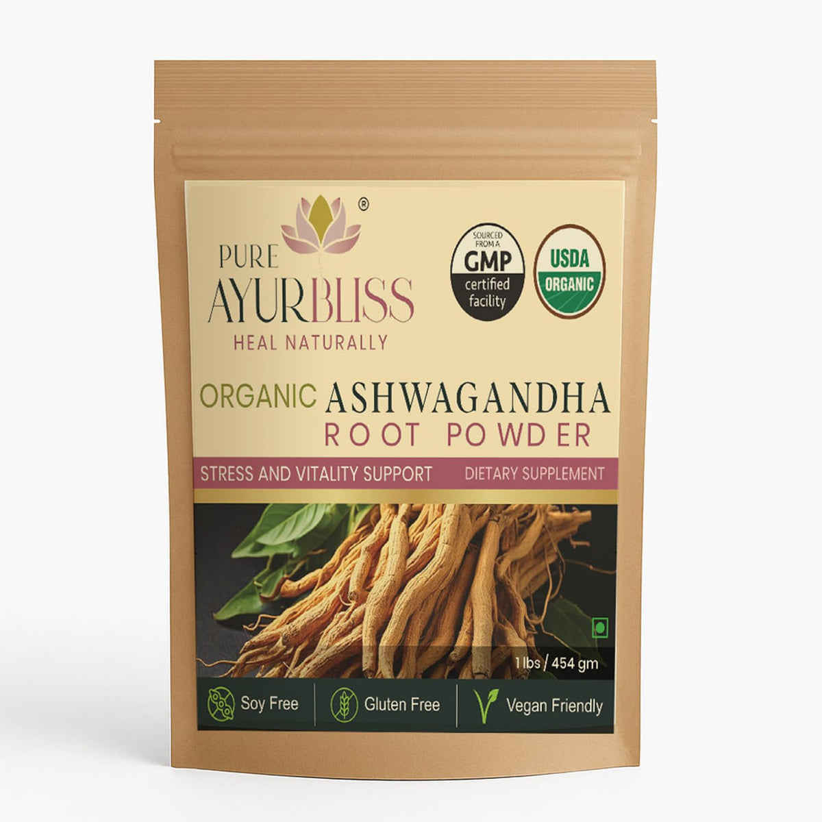 Organic Ashwagandha Powder for stress relief