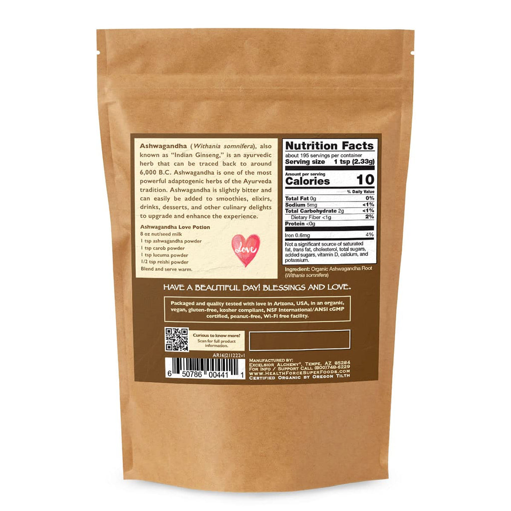 organic ashwagandha powder for vitality