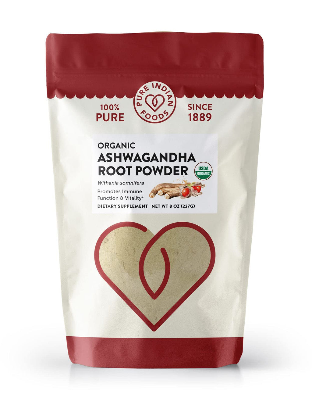 organic ashwagandha powder supplement