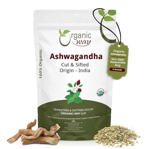 organic ashwagandha root cut sifted