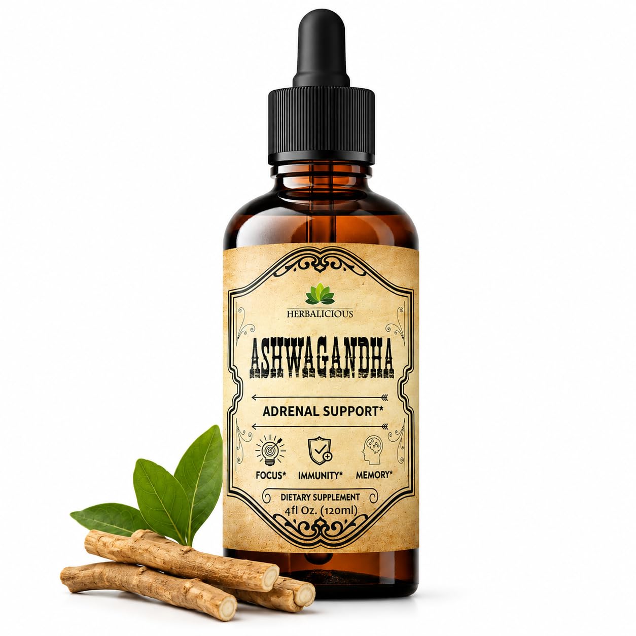 organic ashwagandha root extract drops