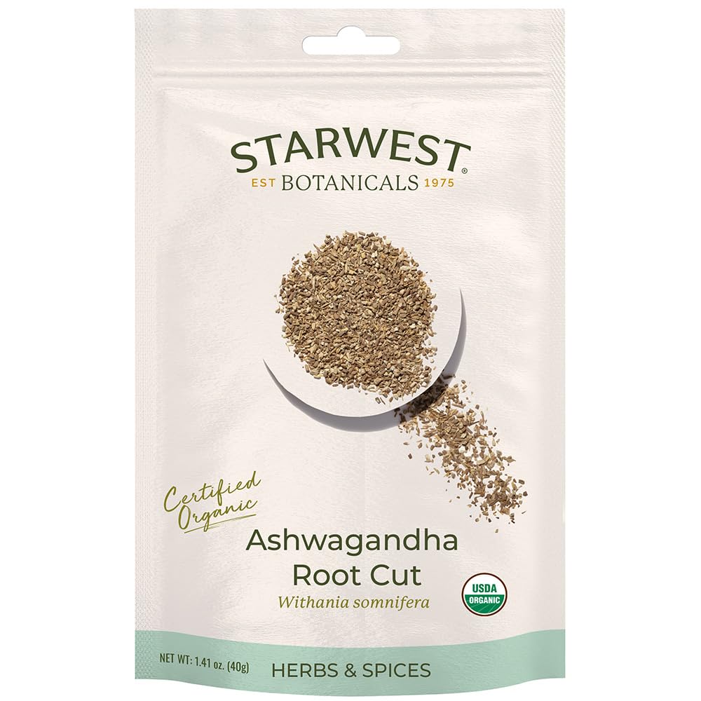 organic ashwagandha root for stress relief