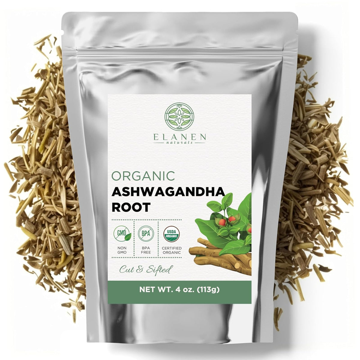 organic ashwagandha root loose leaf tea