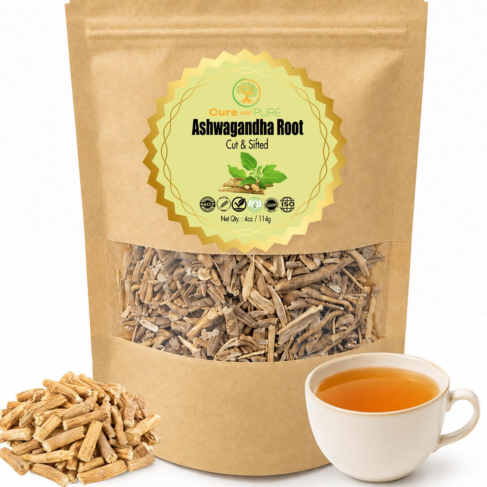 organic ashwagandha root tea