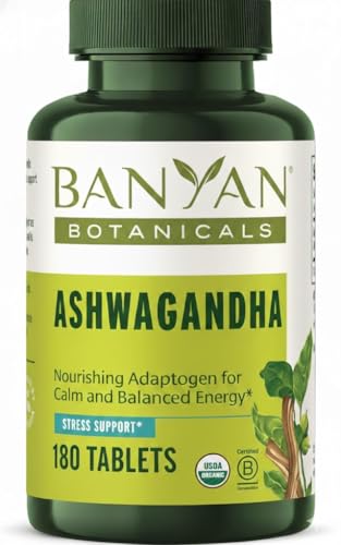 Organic ashwagandha tablets for mood support