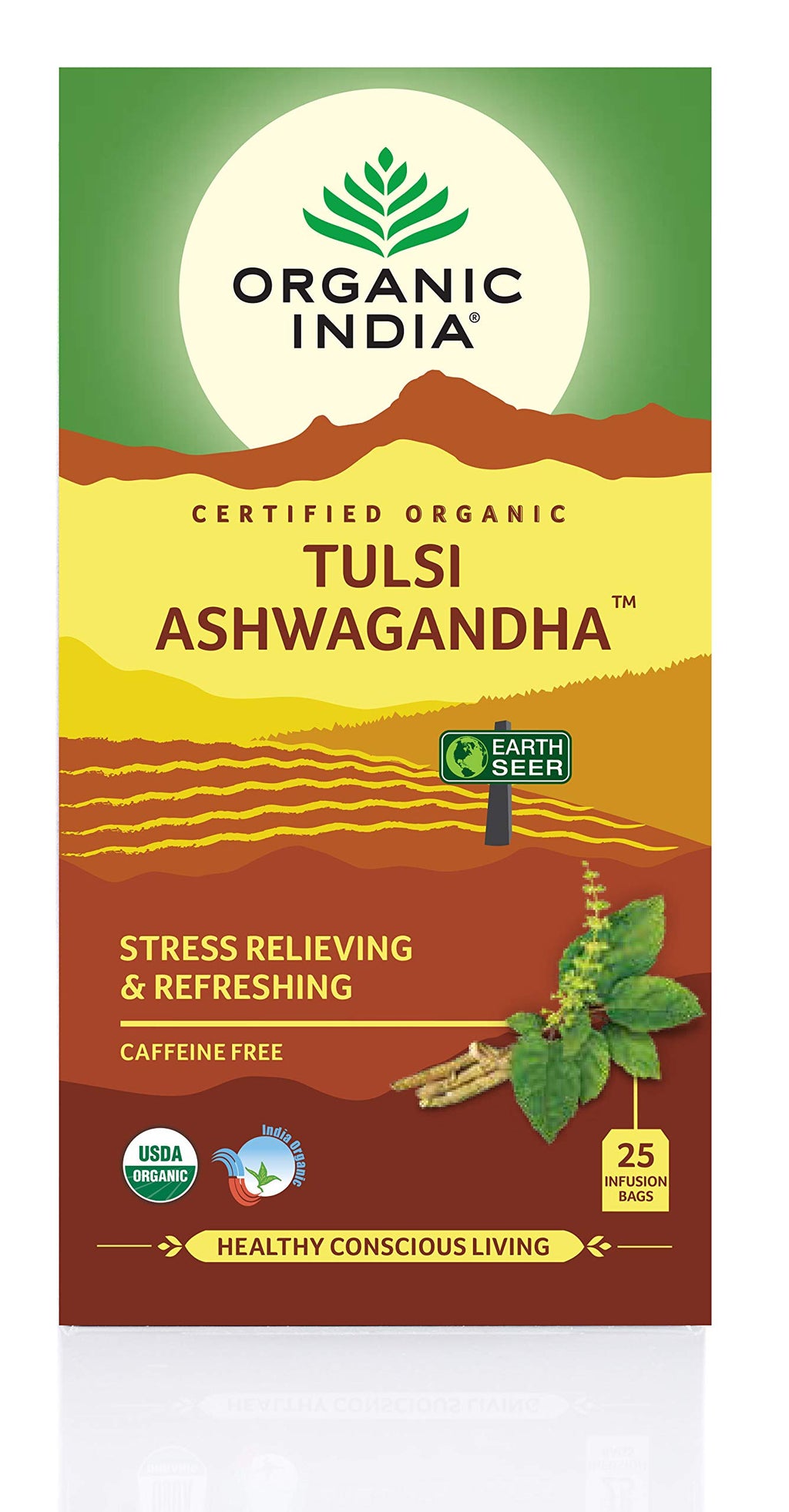 organic ashwagandha tea bags for relaxation