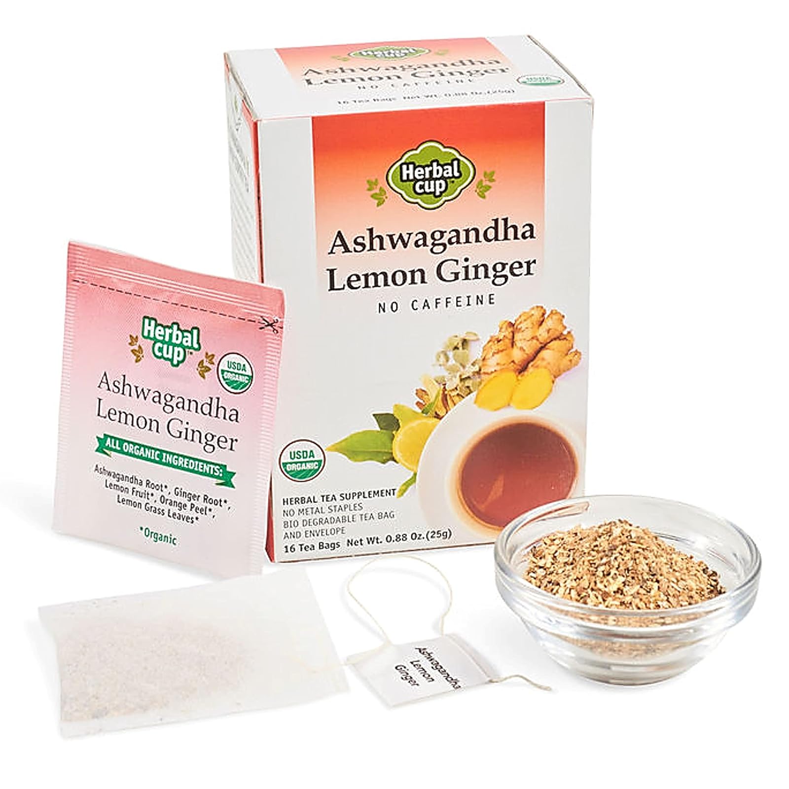 Organic Ashwagandha tea bags