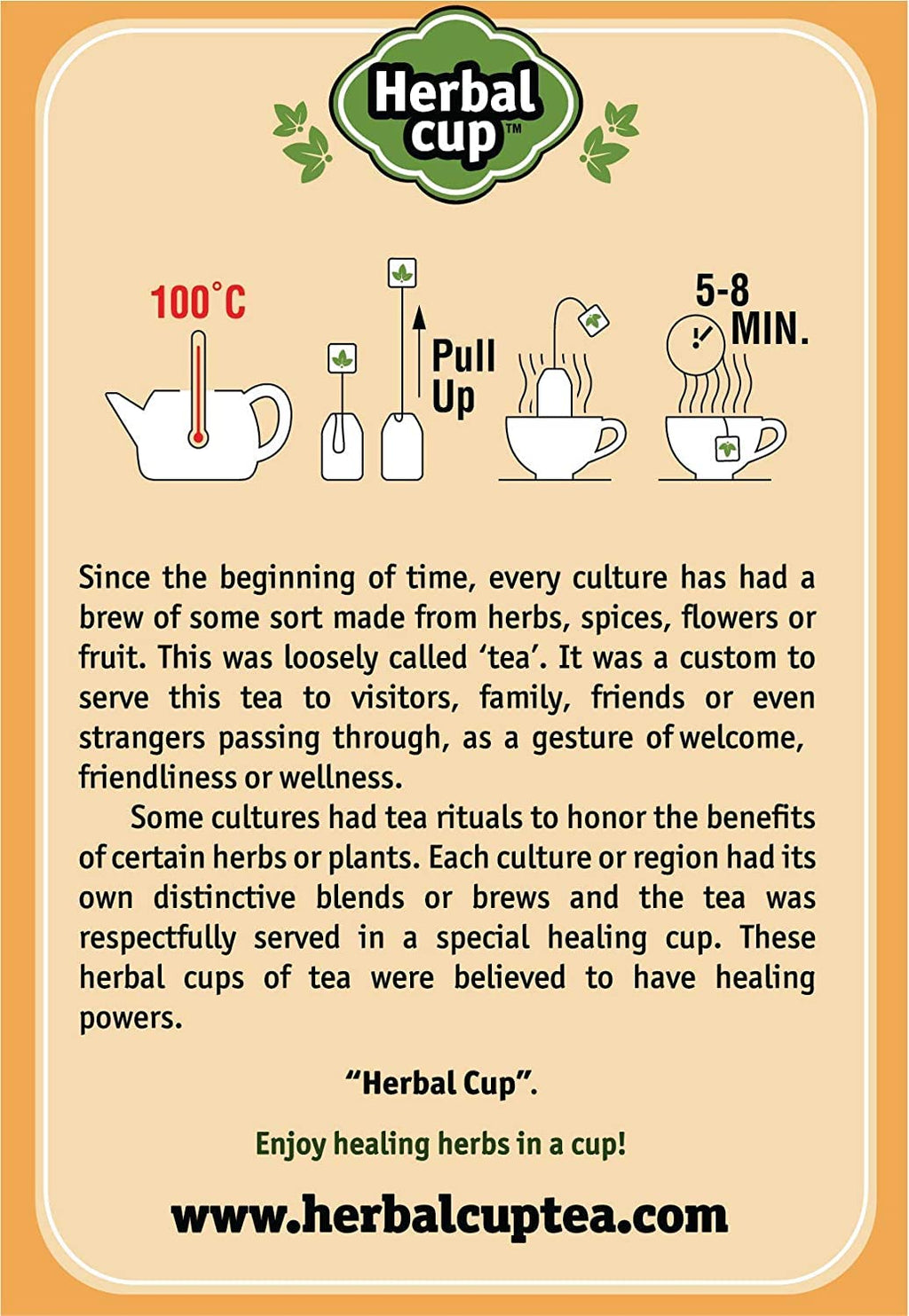Organic Ashwagandha tea for stress relief