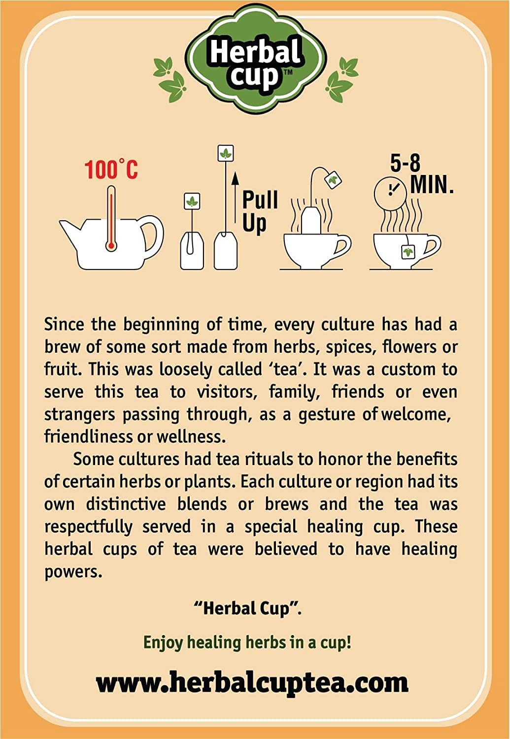 Organic Ashwagandha tea for stress relief
