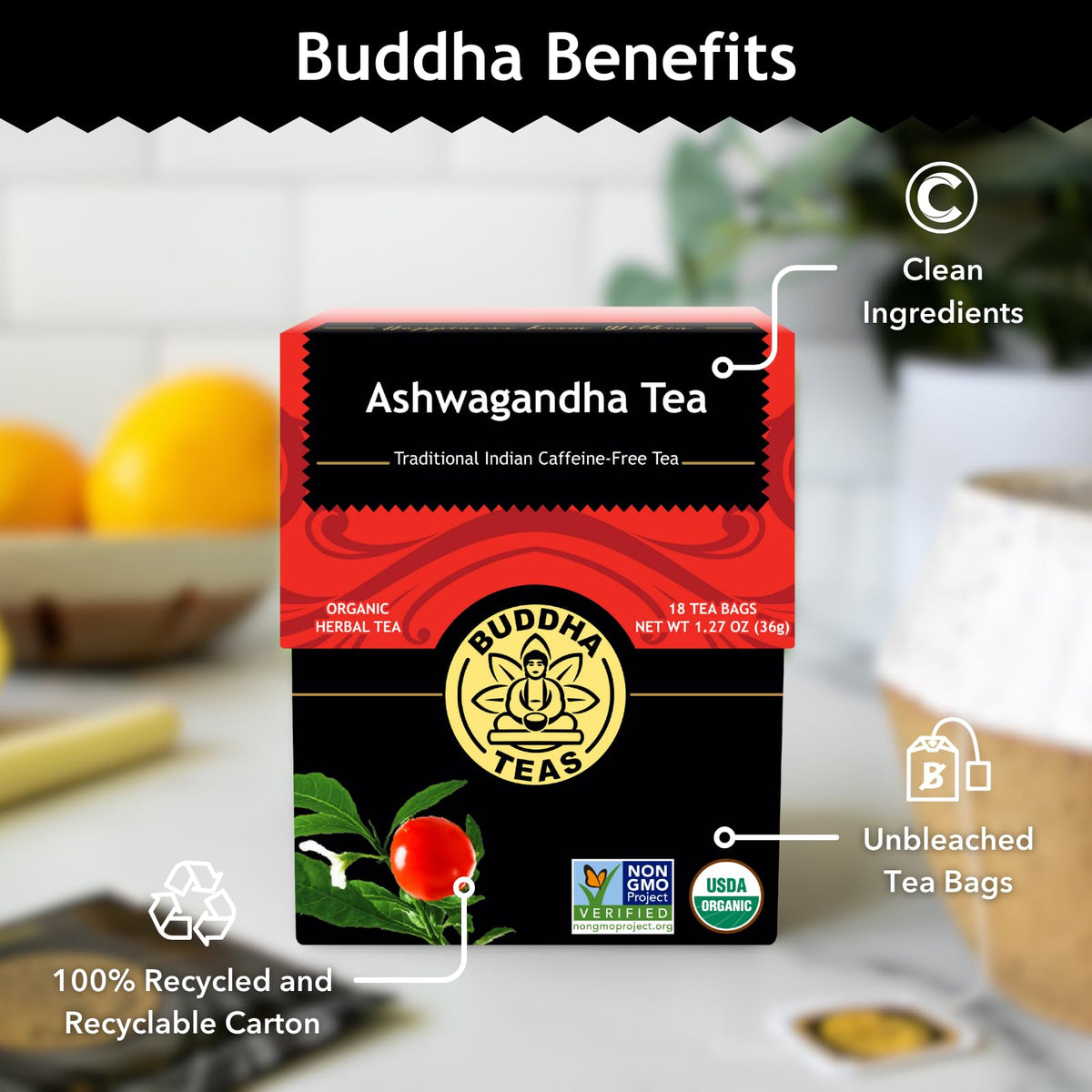 organic ashwagandha tea for wellness