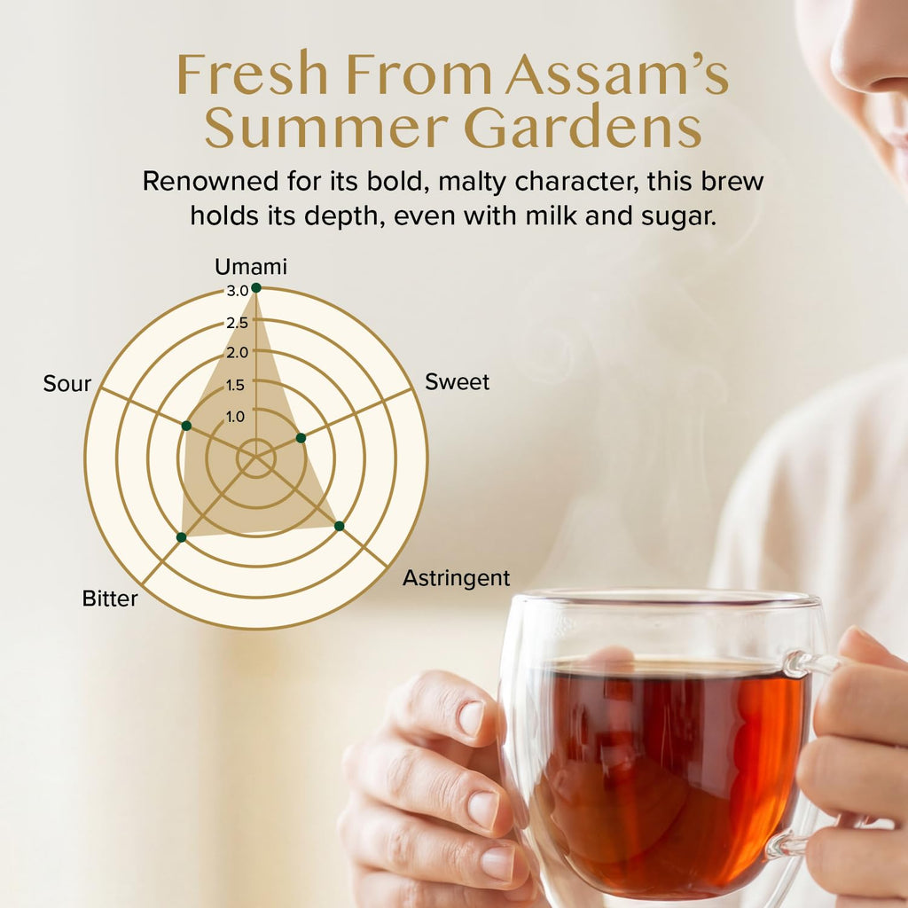 organic Assam tea for relaxation