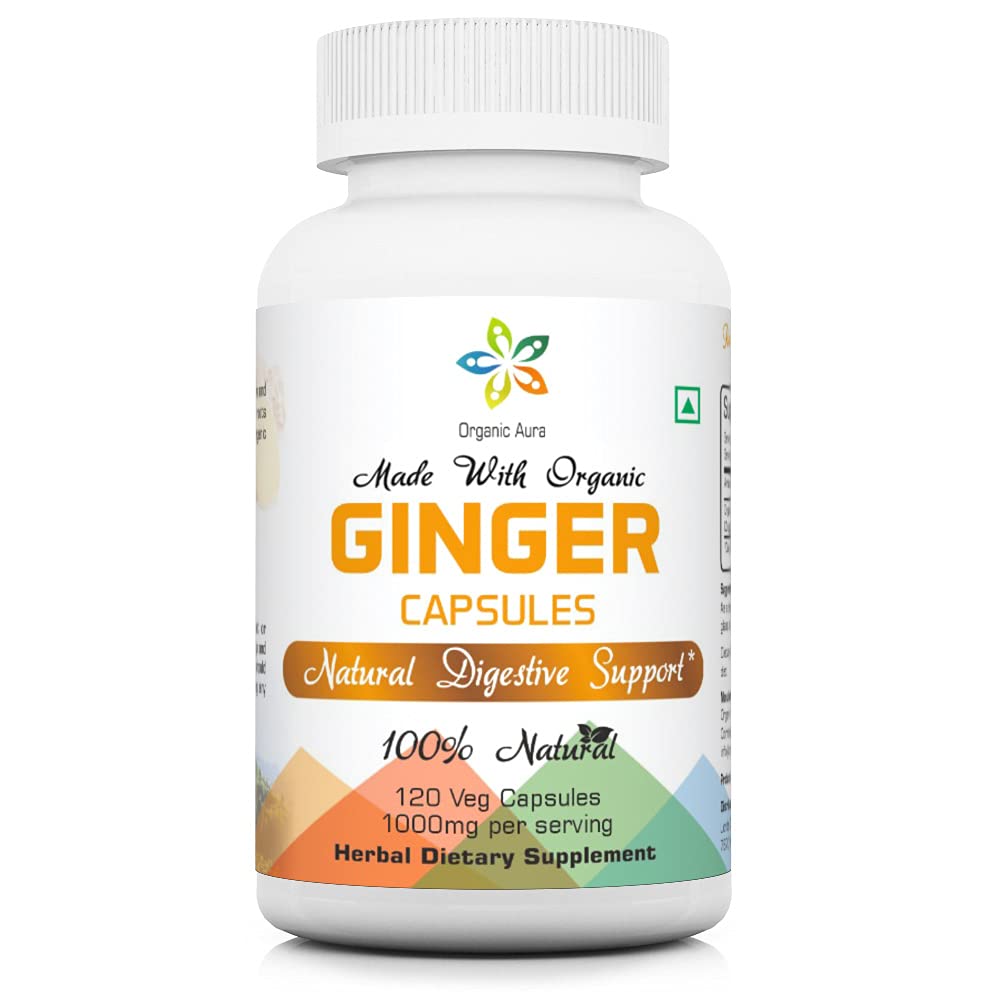 organic aura ginger tea capsules