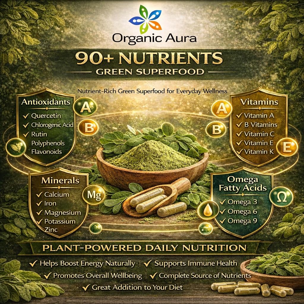 Organic Aura herbal capsules for detox