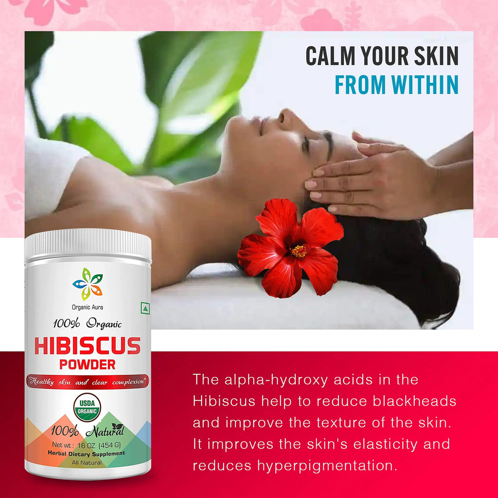 Organic Aura hibiscus powder recipes