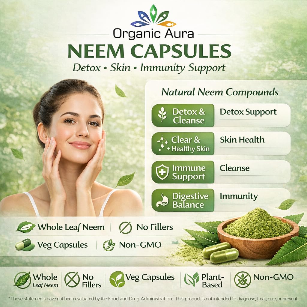 Organic Aura Neem for overall vitality