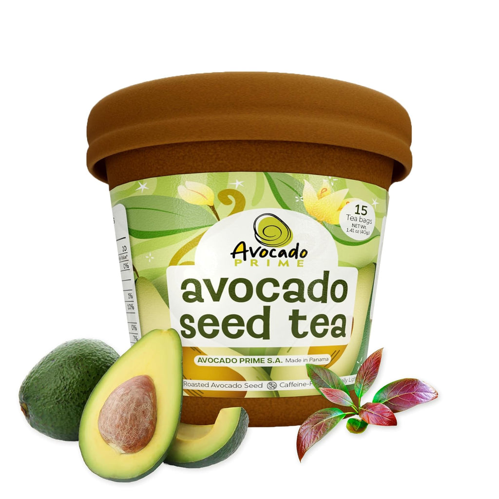 organic avocado herbal tea bags