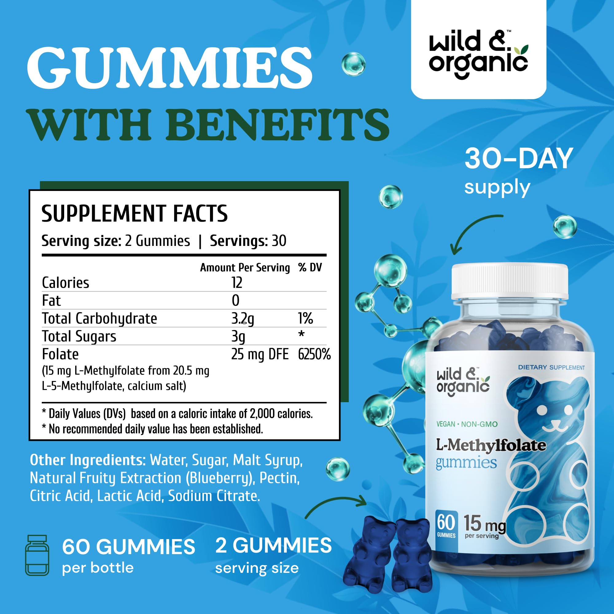 Organic B9 gummies for clarity