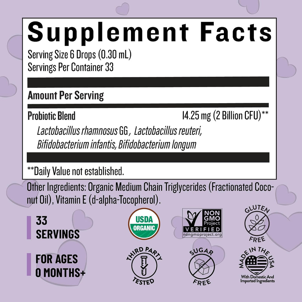 organic baby probiotic drops