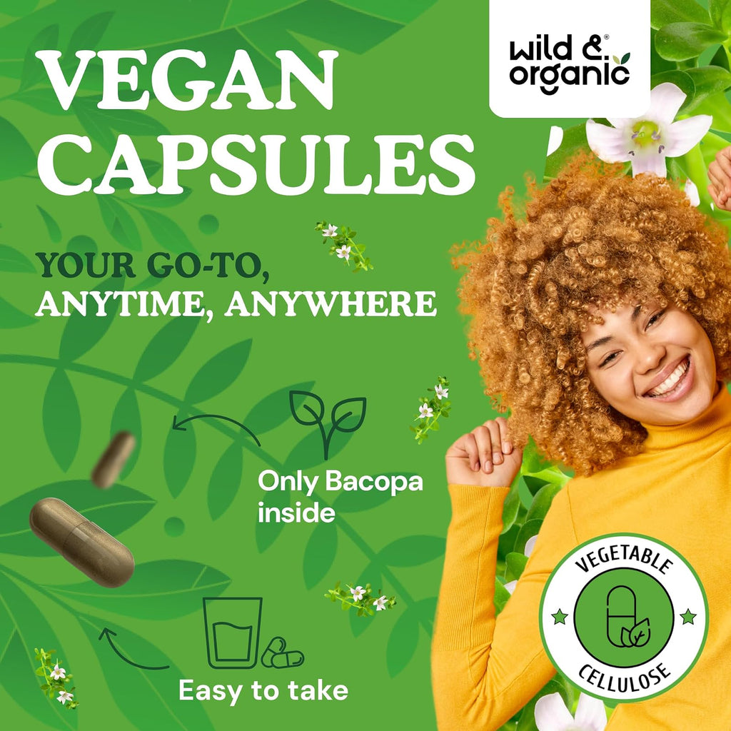 organic Bacopa Monnieri for cognitive function