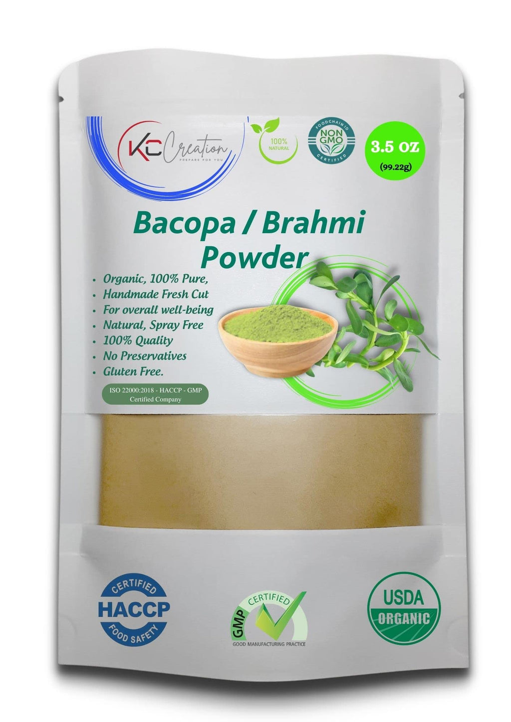 organic bacopa monnieri powder benefits