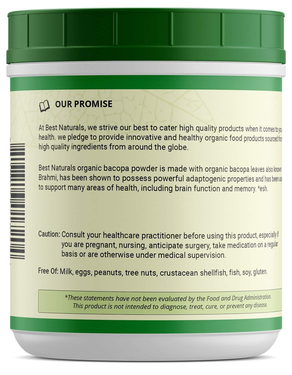 organic bacopa powder for energy boost